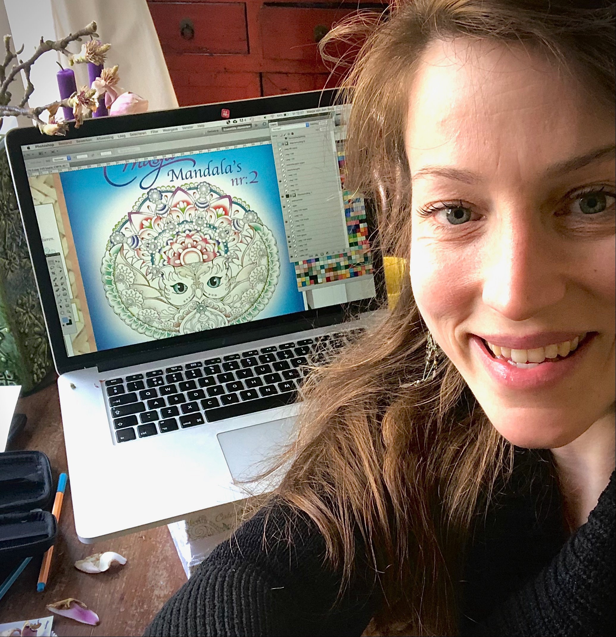 Masja's Mandala's Part 2, Colouring Book , Masja Van Den Berg - Etsy