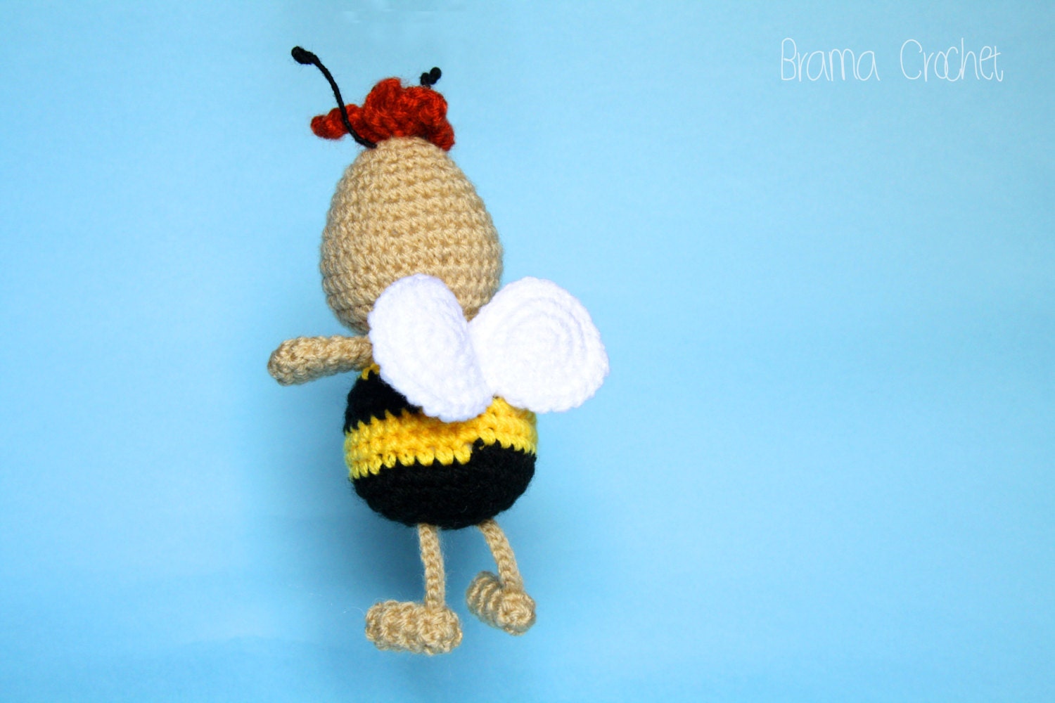 Willi the Bee. Amigurumi Handmade Crochet Doll · Kawaii Toy Plush - Etsy