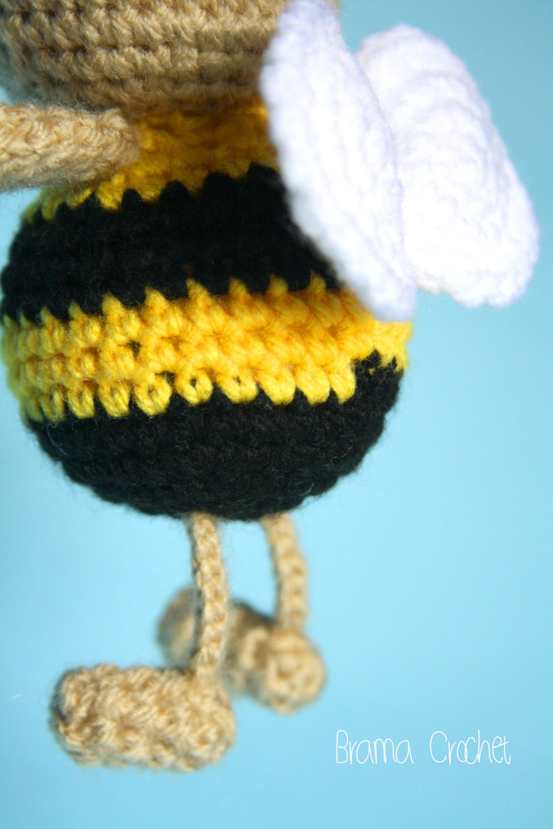 Willi the Bee. Amigurumi Handmade Crochet Doll · Kawaii Toy Plush - Etsy