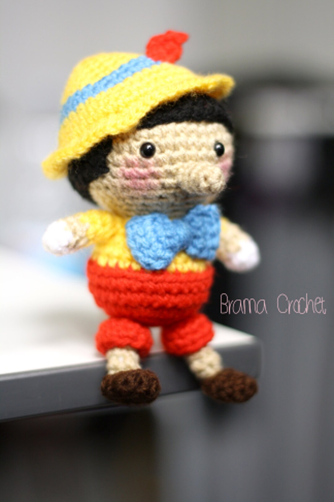 PINOCCHIO · Kawaii Amigurumi Crochet Doll Plush · Handmade Crochet Toy ...