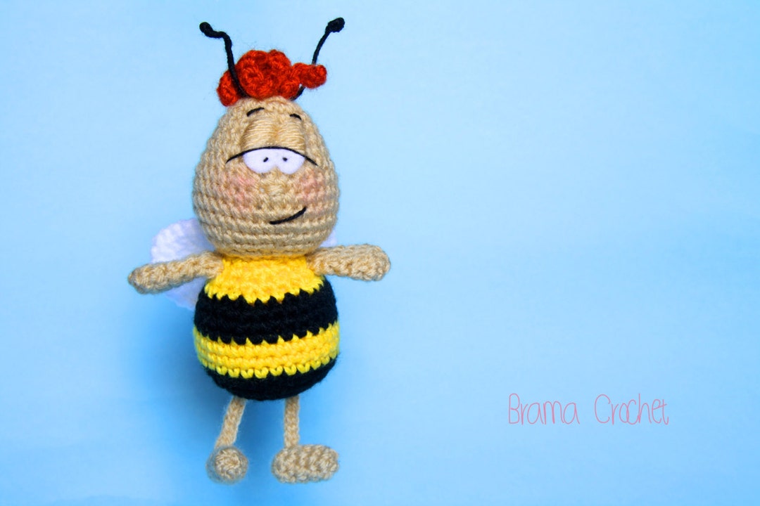 Willi the Bee. Amigurumi Handmade Crochet Doll · Kawaii Toy Plush - Etsy