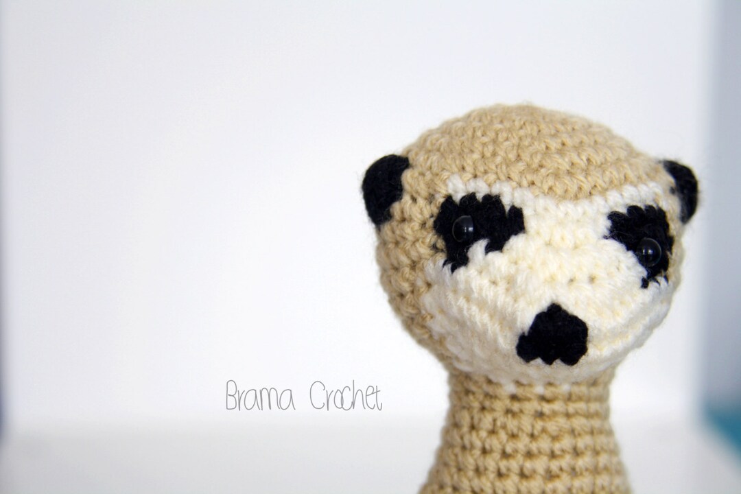 Meerkat Kawaii Crochet Amigurumi Doll · Handmade Crochet Toy Plush - Etsy