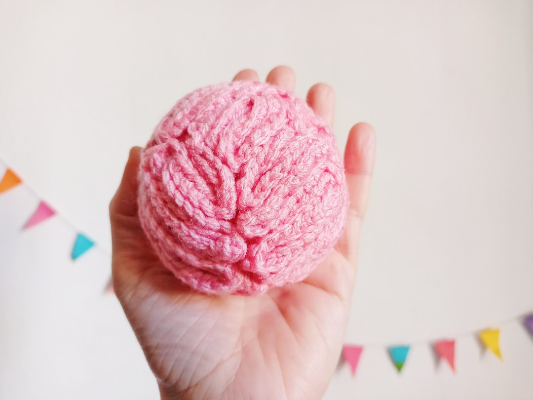 BRAIN. Anatomical Amigurumi Handmade Plush. Medical Toy Stuffed Gift ...