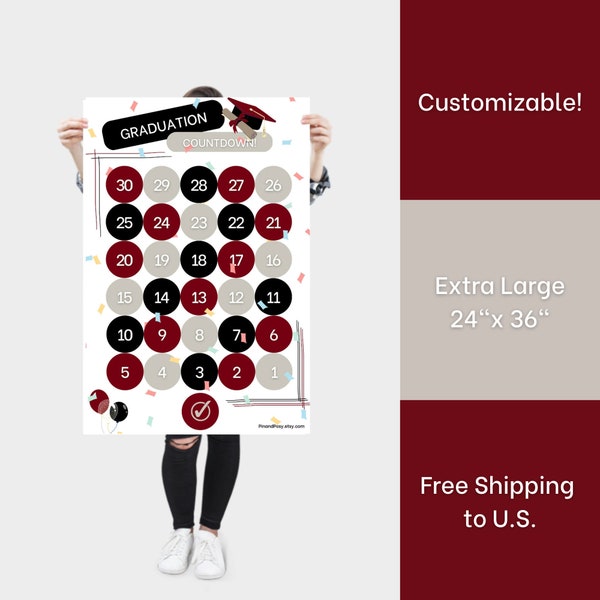 Graduation Countdown - Etsy