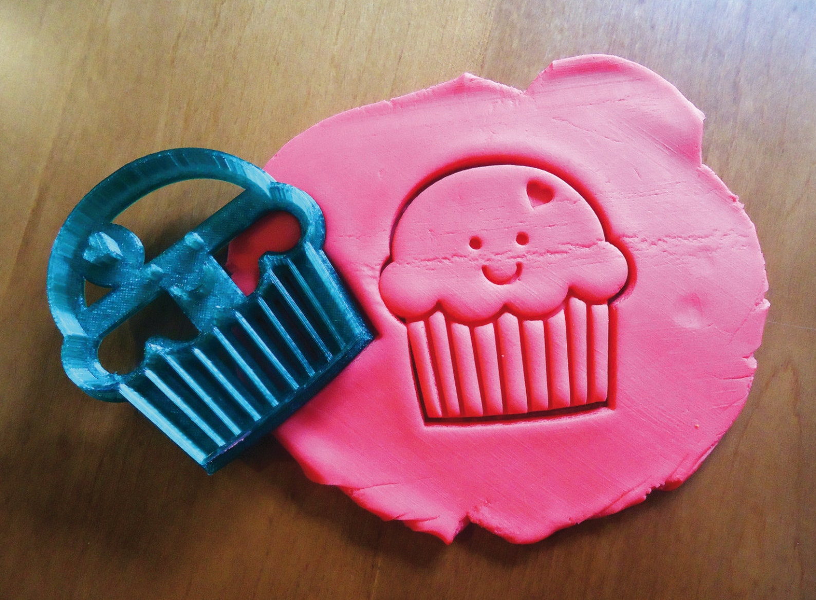 3D Printed Cupcake Cookie Cutter - Etsy