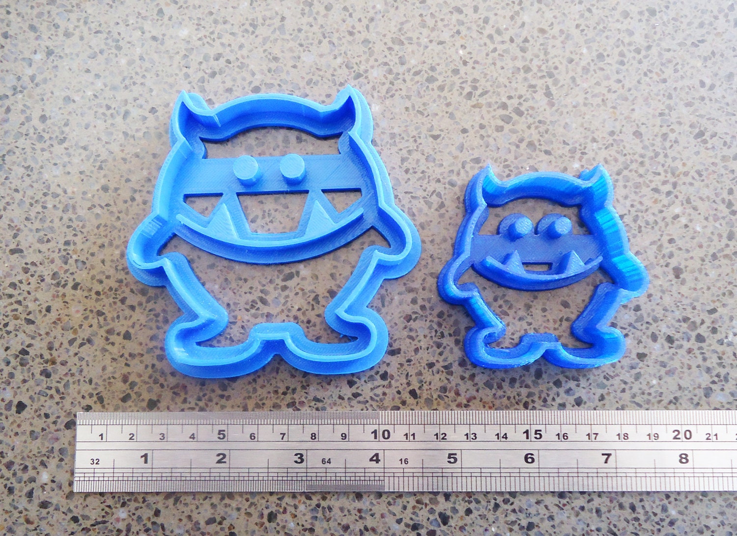 Mini 3D Printed Monster Cookie Cutter - Etsy