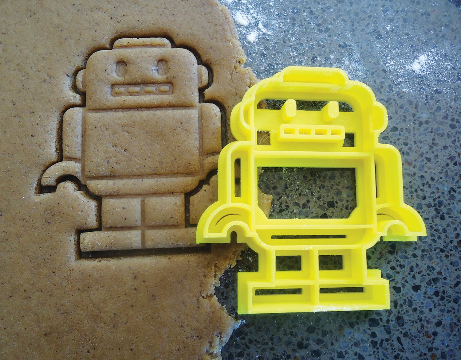 3D Printed Robot Cookie Cutter - Etsy