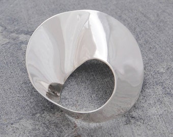 Silver brooch pin | Etsy