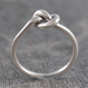 Rings Sterling Silver Ring 925 Silver Friendship Knot Ring - Etsy