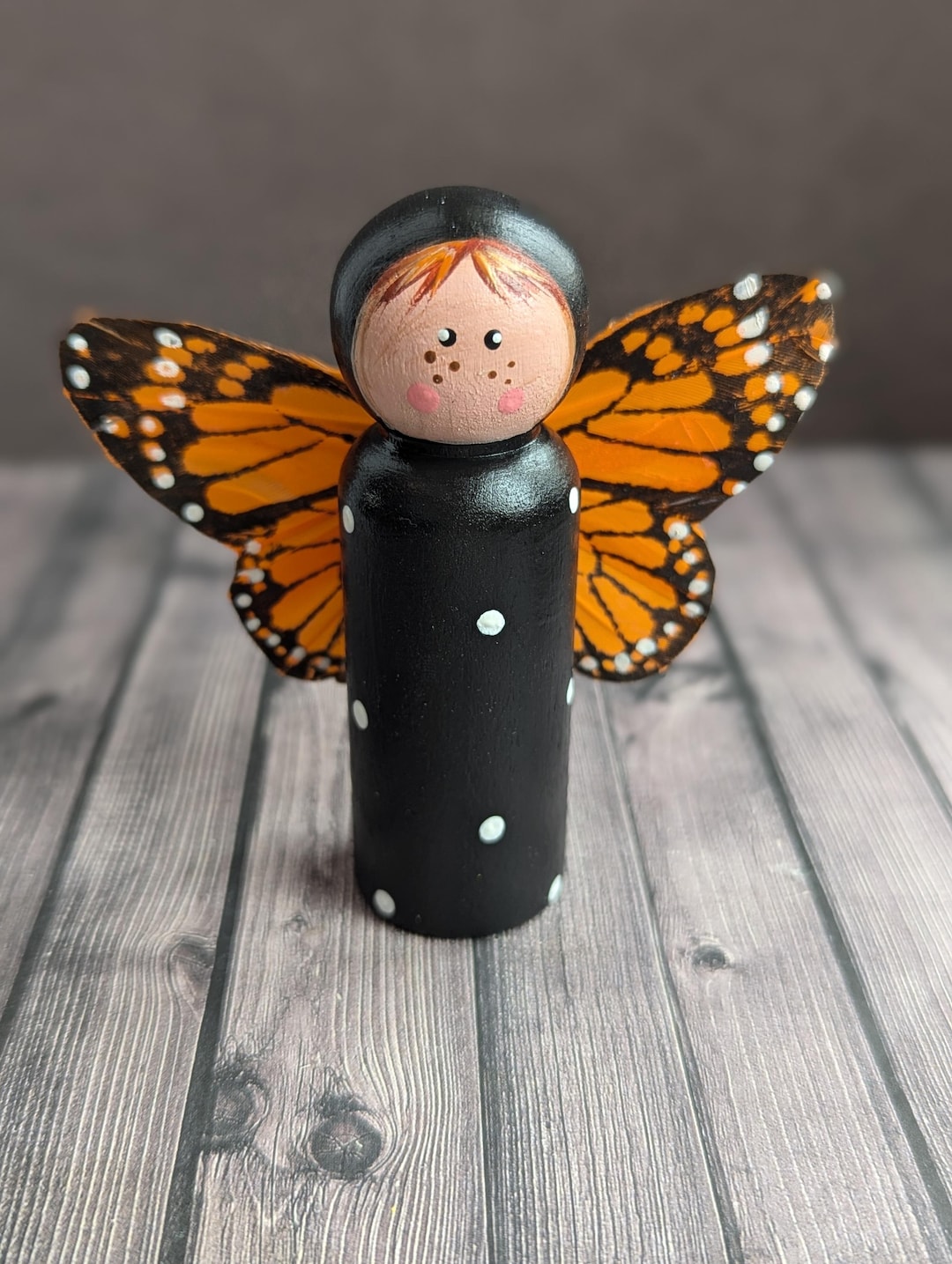 Monarch Butterfly Peg Doll, Butterfly Fairy, Hope, Transformation Gift ...