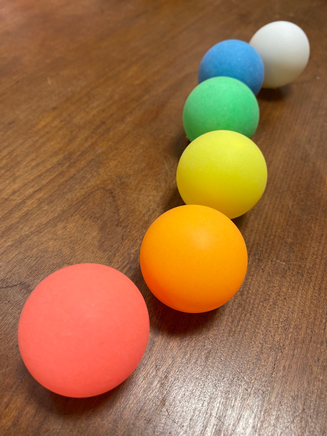 40 Mm Colorful Ping Pong Balls: Craft Supplies, Table Tennis (6 Color ...