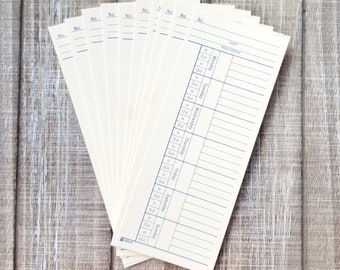 Punch Time Cards - Etsy