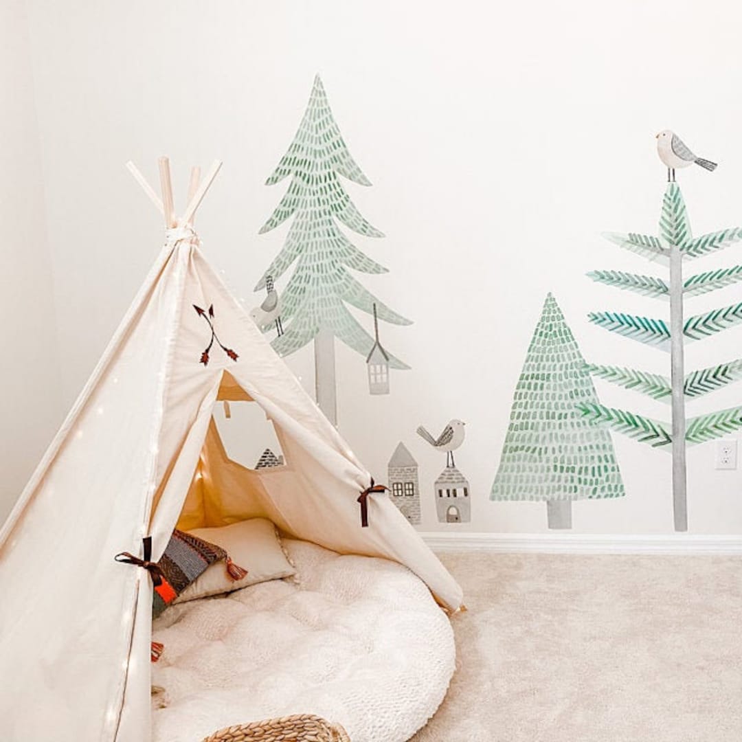 Teepee With Friendship Arrows, Five Teepee Sizes, Choose Tie Back Style ...
