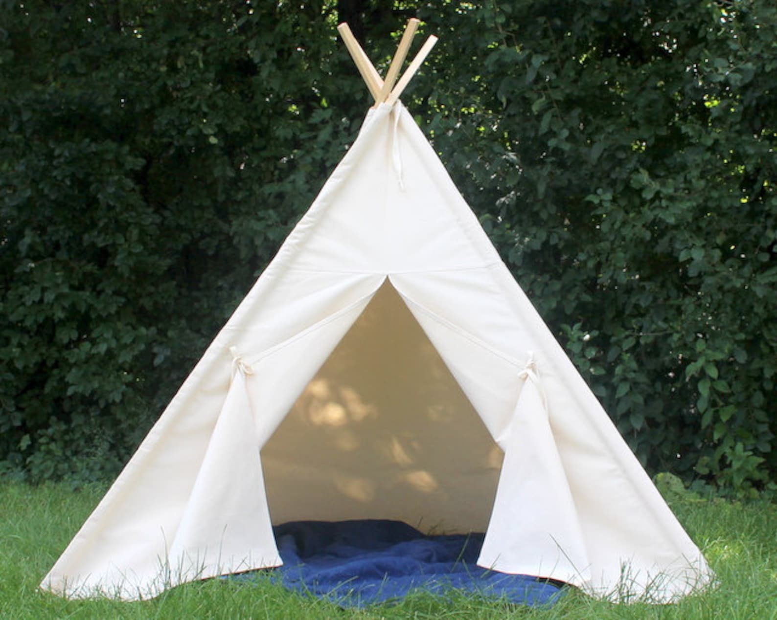 Canvas Teepee, Five Sizes That Can Include Window, Kids Play Tent ...