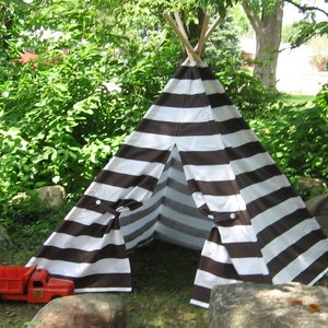 Teepee Sewing Pattern Suitable for Striped Fabrics, Easy to Sew ...