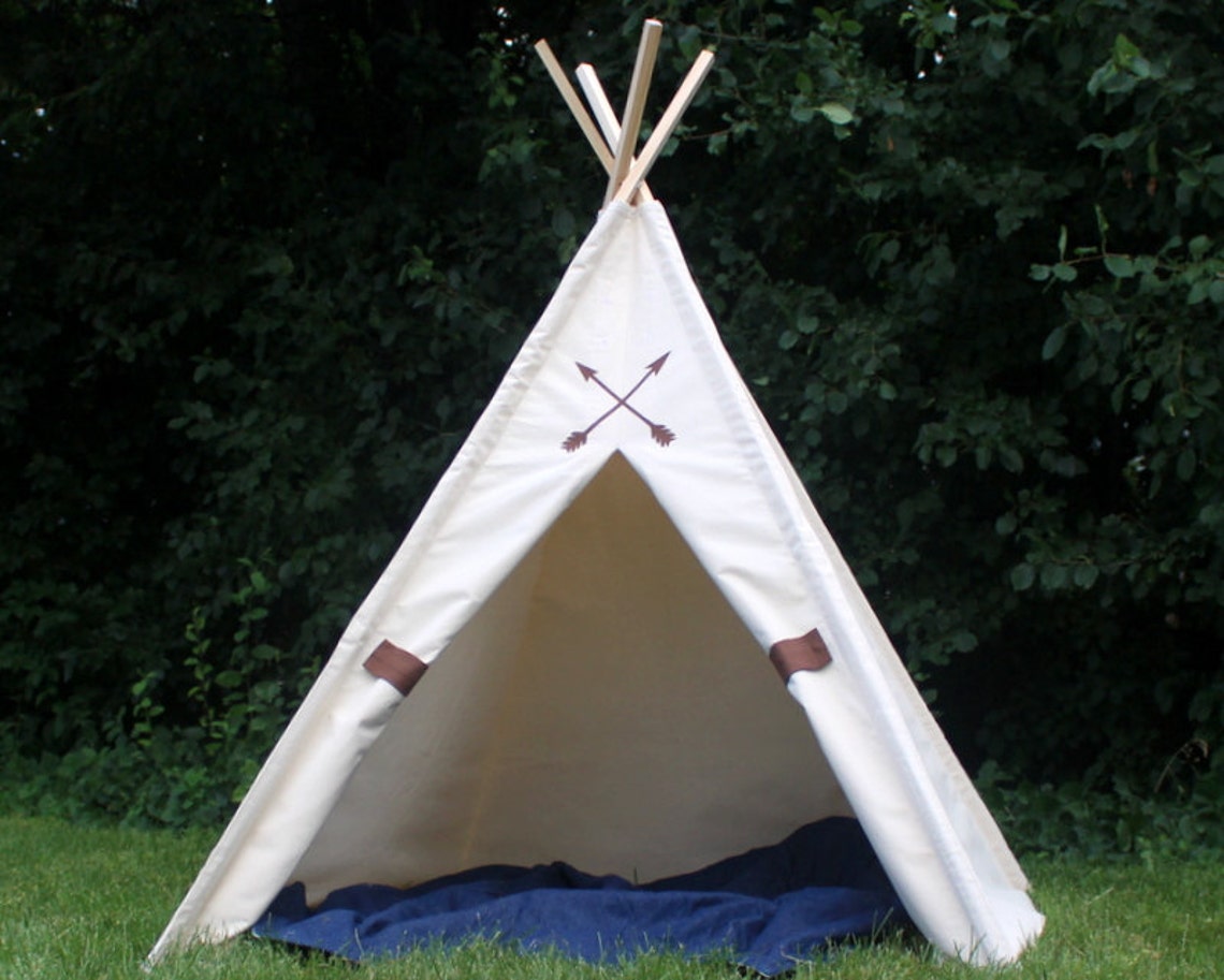 Teepee With Friendship Arrows Five Teepee Sizes Choose Tie | Etsy