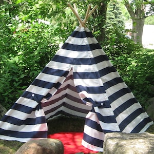 Teepee Sewing Pattern Suitable for Striped Fabrics, Easy to Sew ...
