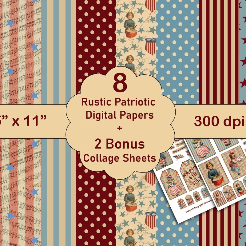 Patriotic Paper - Etsy