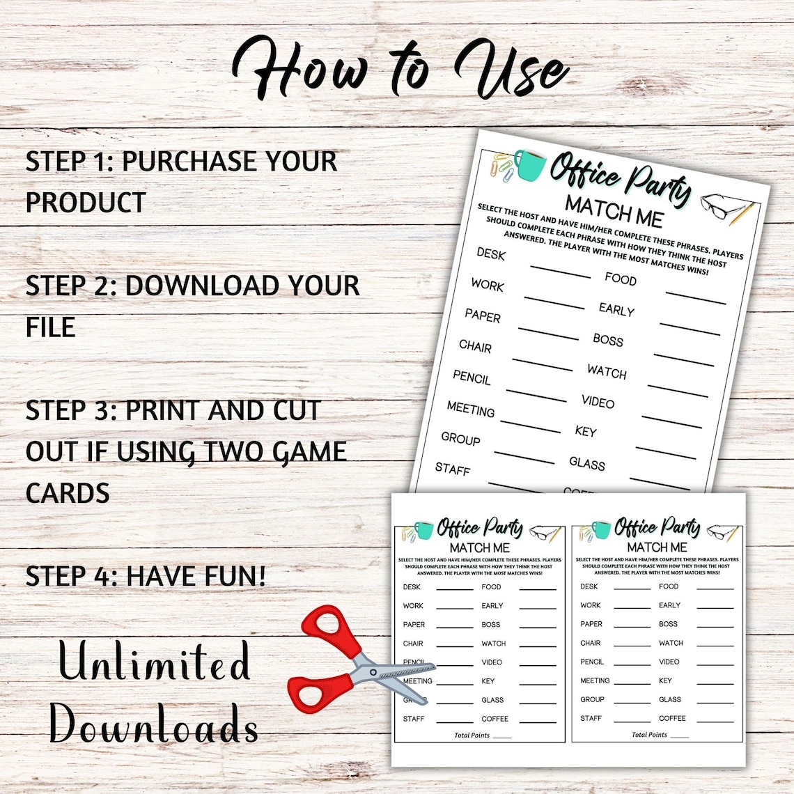 Office Work Games, Mind Match Game, Office Team Building Games, Work ...