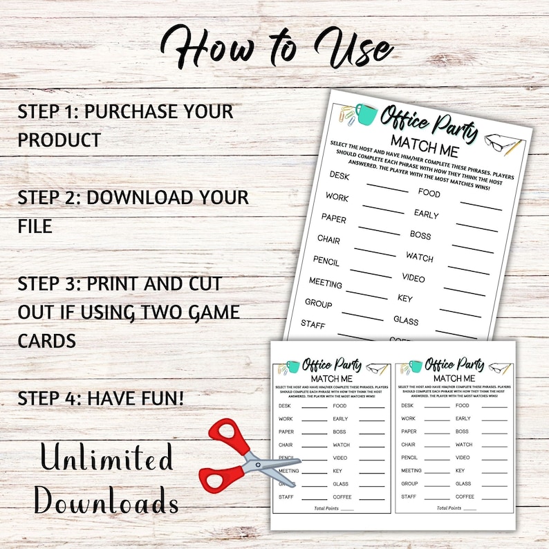 Office Work Games, Mind Match Game, Office Team Building Games, Work ...