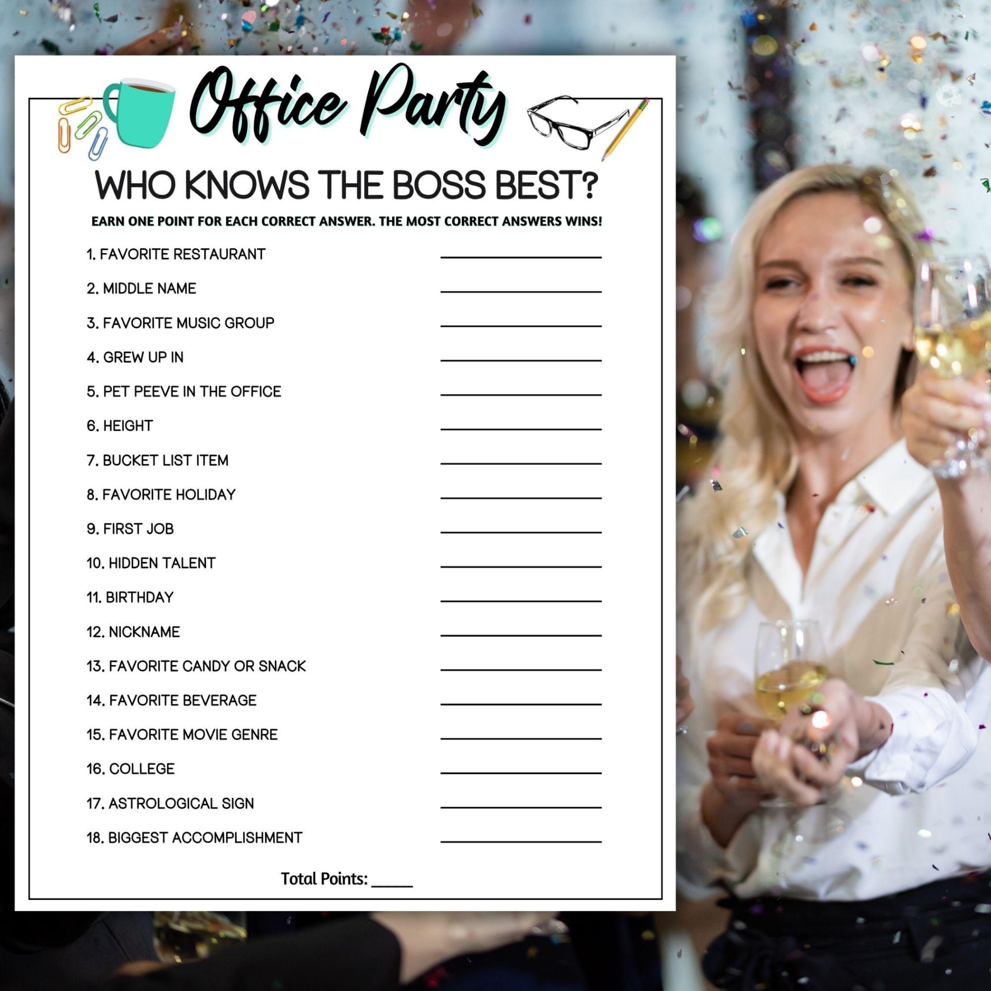 Who Knows the Boss Best Game, Staff Appreciation, Icebreaker Games ...