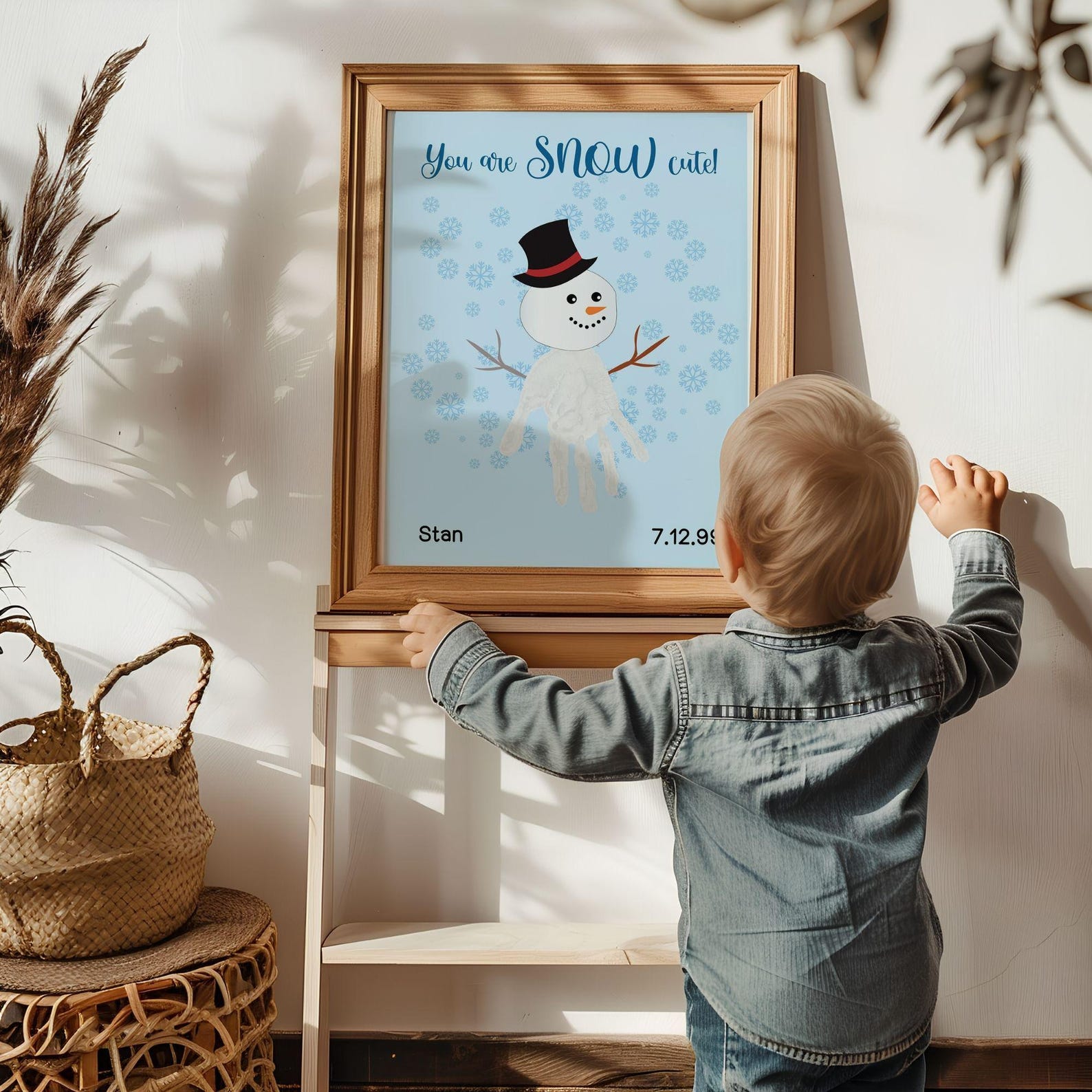 EDITABLE Snowman Handprint Art, Winter Handprint Craft, Handprint Craft ...