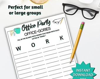 Office Work Games, Find the Colleague, Office Team Building Games, Work ...