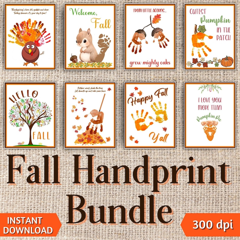 Fall Handprint Art, Fall Handprint Craft, Thanksgiving Handprint Craft ...
