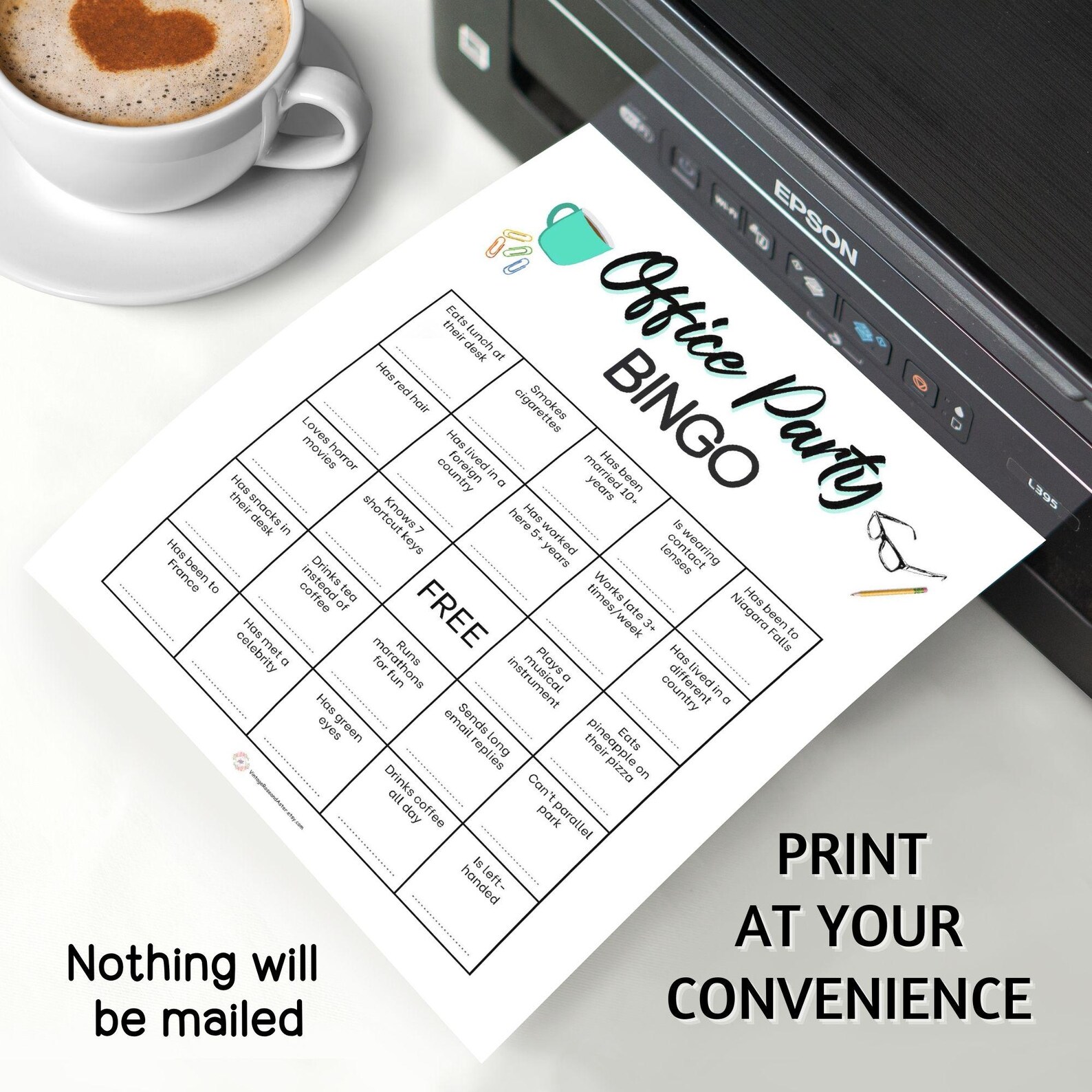 Office Bingo, Coworker Bingo, Office Games, Team Building Games, Team ...