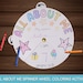 All About Me Back to School First Day Coloring Activity, Spinner Wheel ...