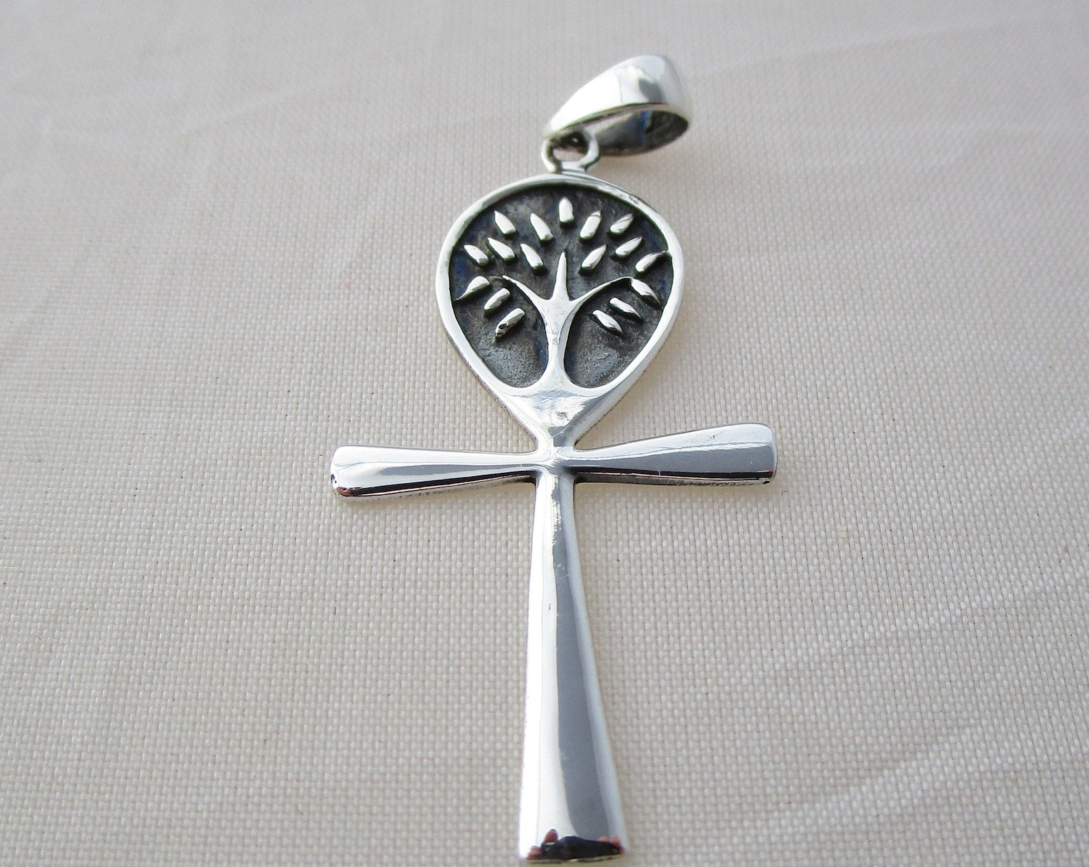 Ankh and Tree of Life Ancient Egyptian Symbol for Long Life and ...