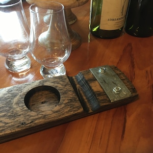 Double Cigar Coaster/ Cigar Holder/ Whiskey Coaster/ Bourbon Coaster ...