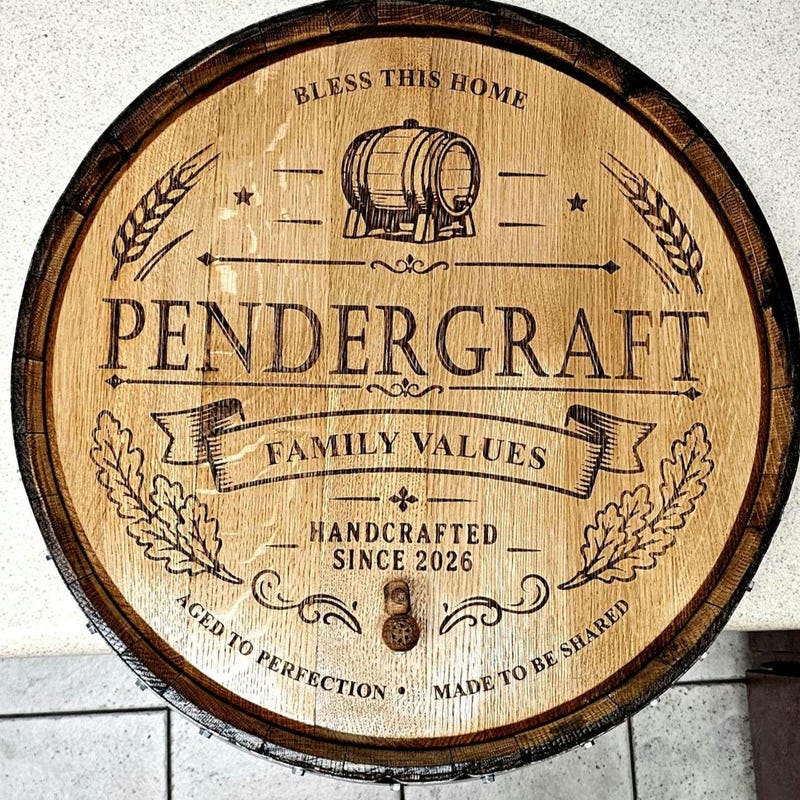 Custom Wood Barrel Signs - Etsy