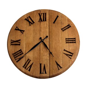 Flat Barrel Head Clock - Etsy