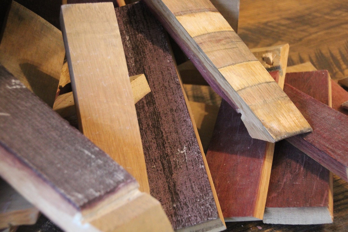 Wine Barrel Pieces/ Stave Pieces/ Cut Barrel Staves/ Wood - Etsy