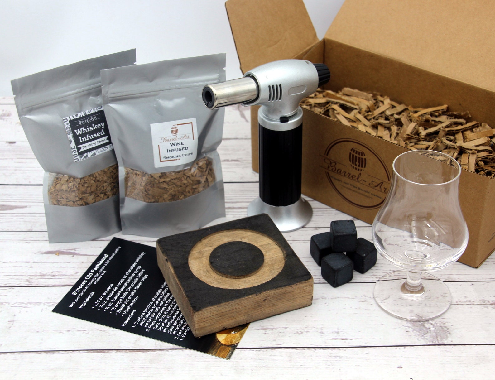 Authentic Whiskey Barrel Smoked Cocktail Kit / Includes - Etsy.de