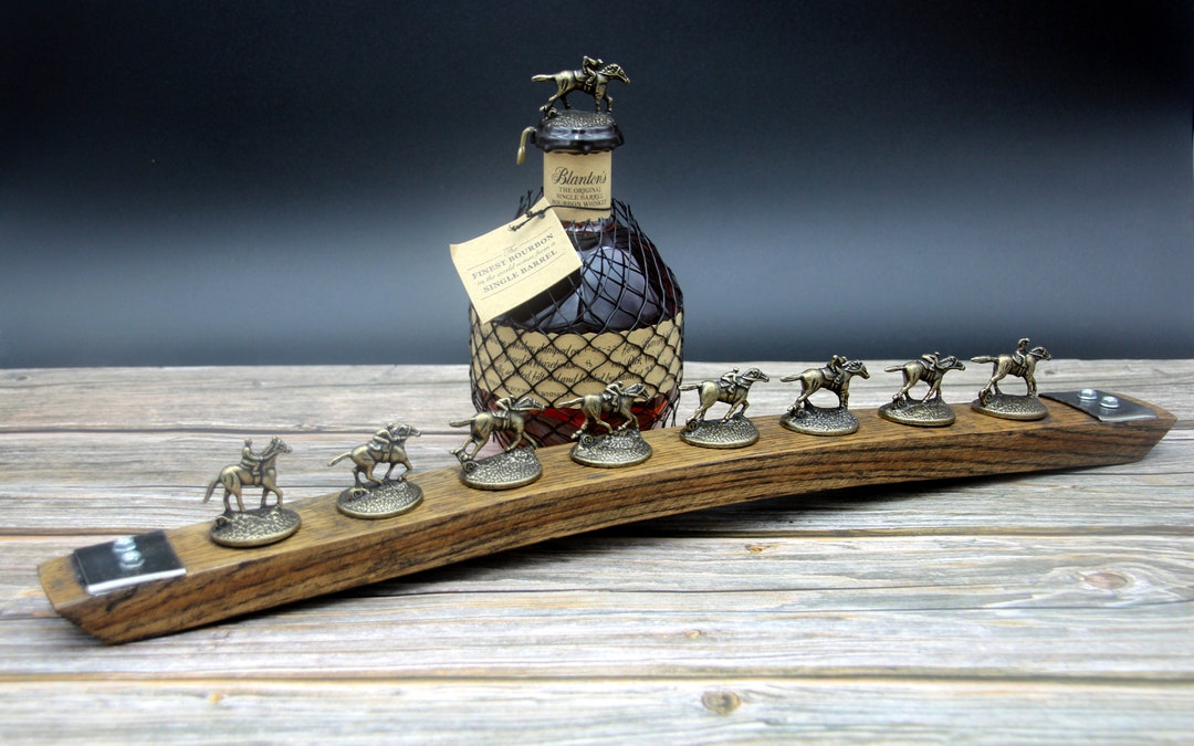 Blantons Bourbon Stopper Display For Collectors And Whiskey Decor Enthusiastsrustic Whiskey