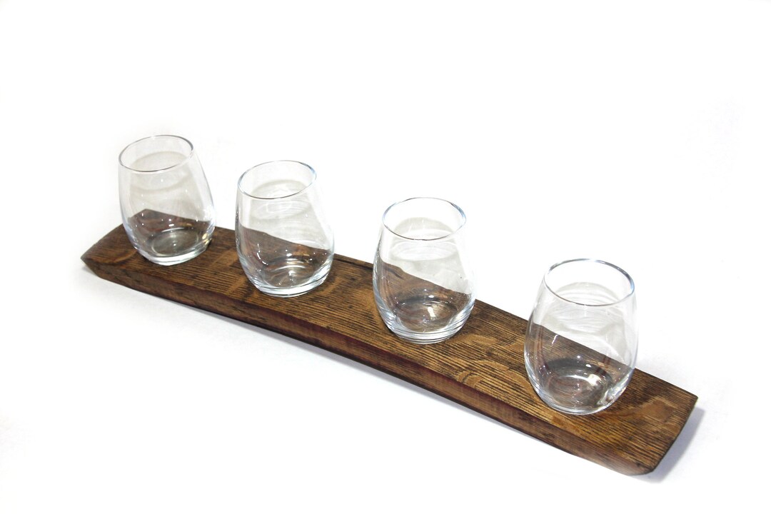 Wine Flight/ 4 Glass Wine Tasting Set/ Wine Glasses/ Authentic Wine ...