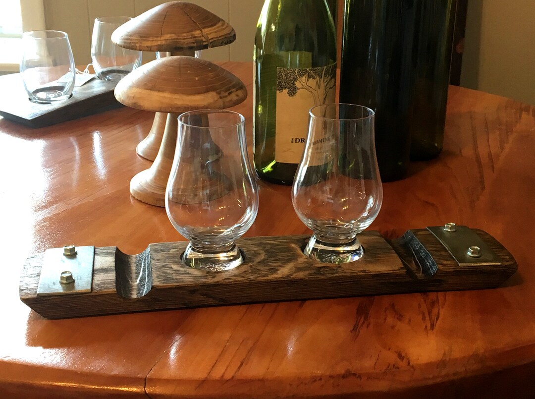 Double Cigar Coaster/ Cigar Holder/ Whsikey Holder/ Whiskey Flight/free ...