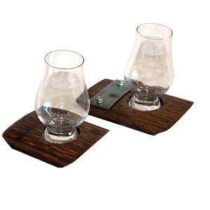 Single Whiskey Glass Coaster/ Scotch / Bourbon Coaster/ Glencairn Glass ...