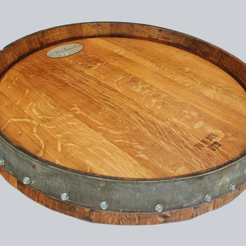 Wine Barrel Tray - Etsy