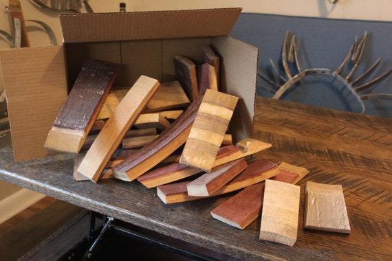 Wine Barrel Pieces/ Stave Pieces/ Cut Barrel Staves/ Wood - Etsy