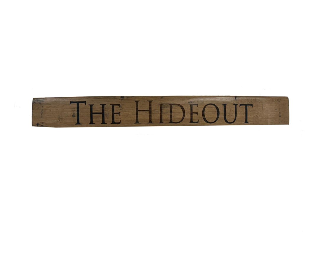 Personalized Whiskey Barrel Stave Signs - Etsy