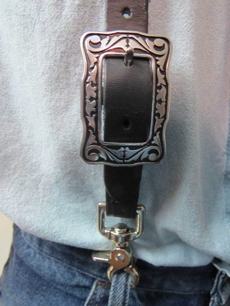 Black Premium Leather X-back Suspenders With Silver Ring Back | Etsy