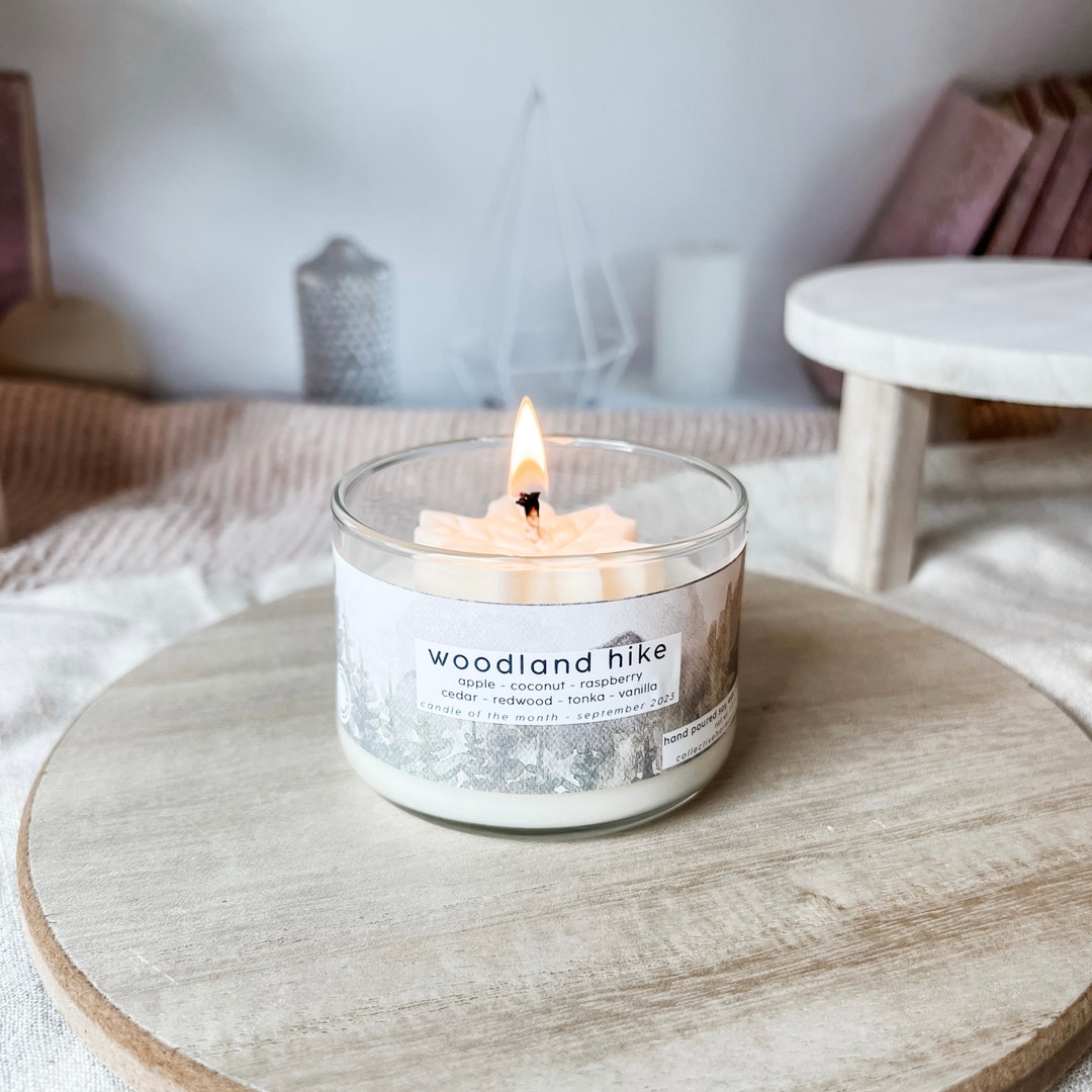 Woodland Hike September Candle of the Month Soy Wax Candle Vegan ...