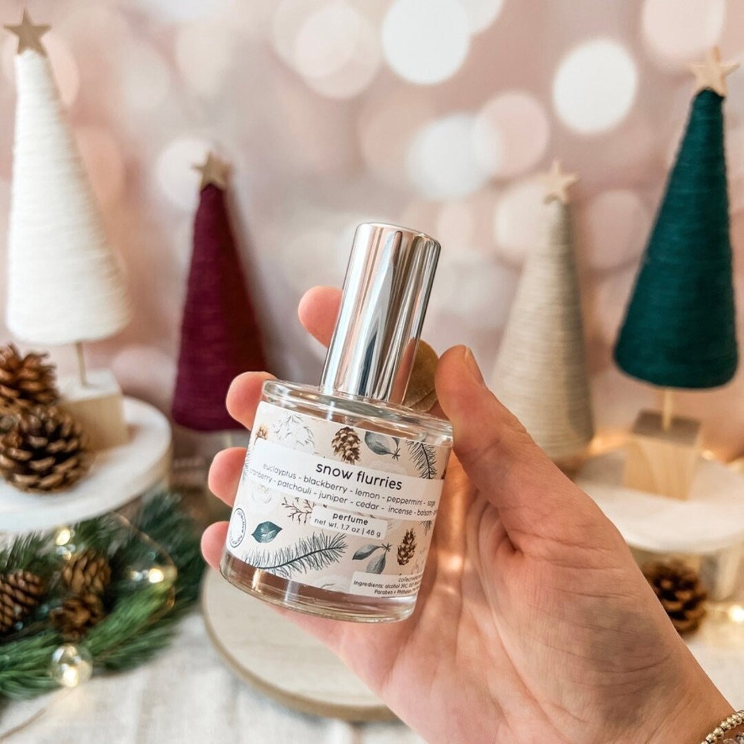 Snow Flurries Hand Poured Perfume Eau De Parfum Winter Fragrances - Etsy