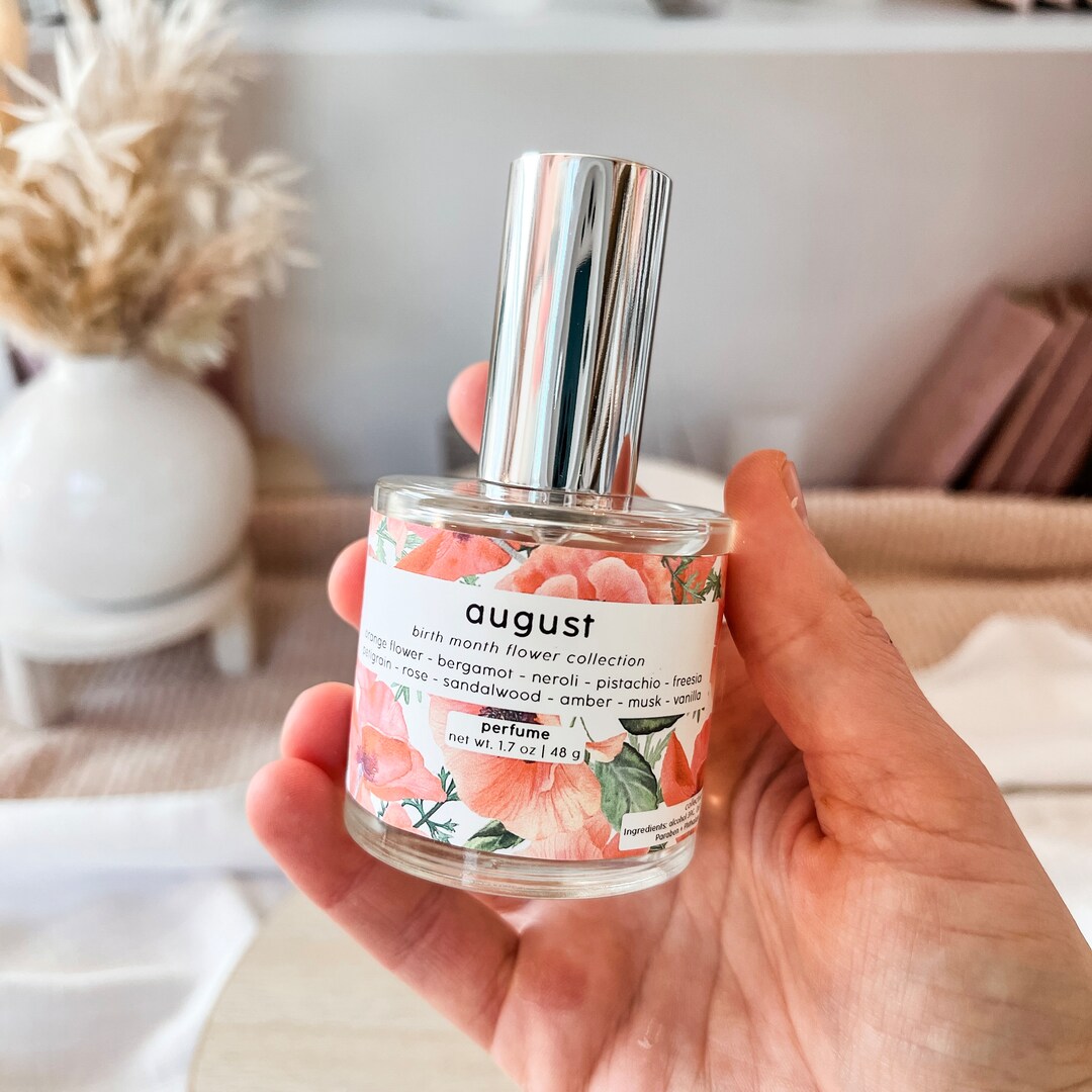 August Birth Month Perfume, Floral Scent, Orange Flower, Rose ...