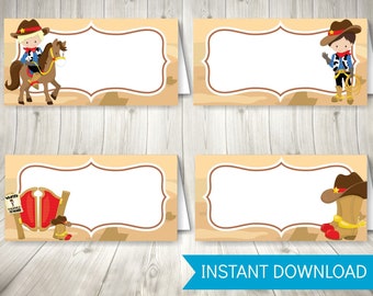 Cowboy Labels | Etsy