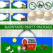 Barnyard Farm Party Printable Set, Party Decorations, Farm Animals ...