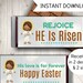 Cute Religious Easter Candy Bar Wrappers Printable Easter - Etsy